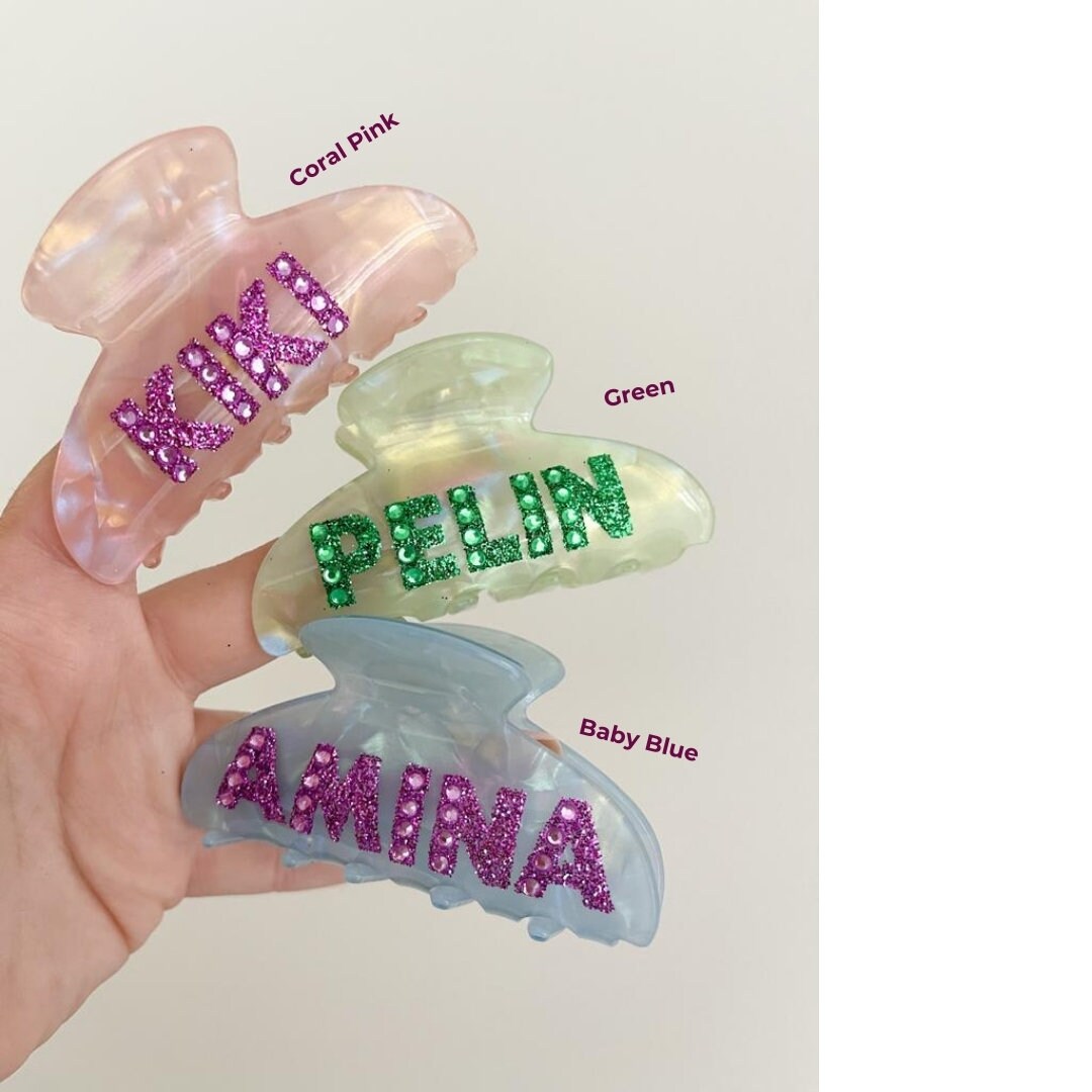 Personalized Hair Clip Bridesmaid Gift Hair Accessories for Her Perfect ...