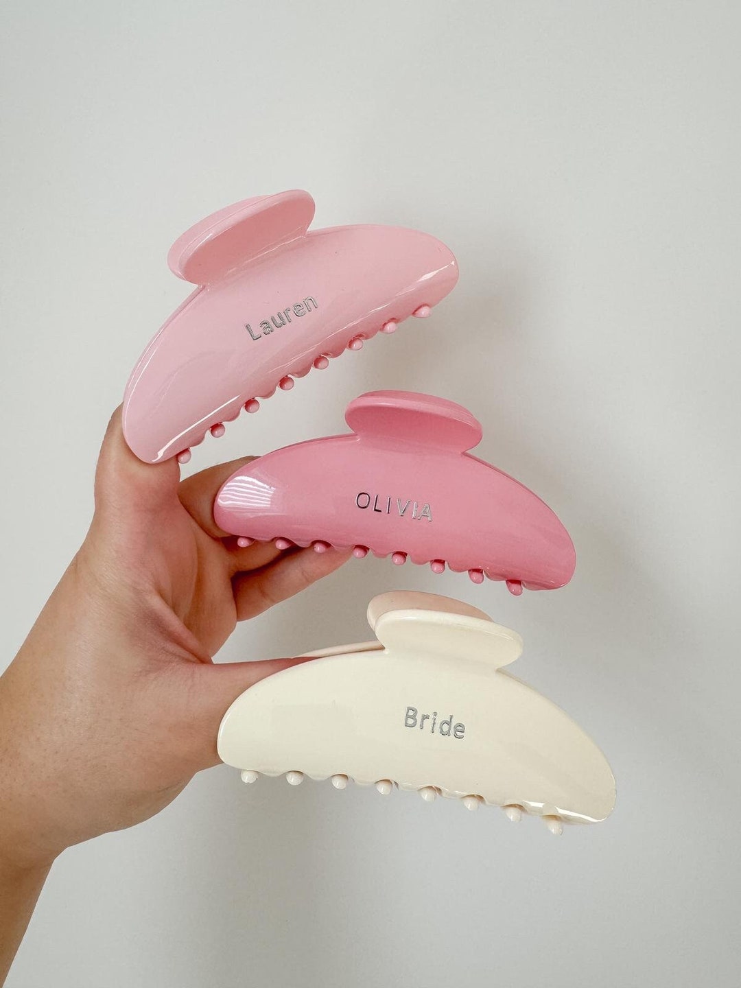 Personalized Hair Clip | Bridesmaid Gift | Hair Accessories for Her ...