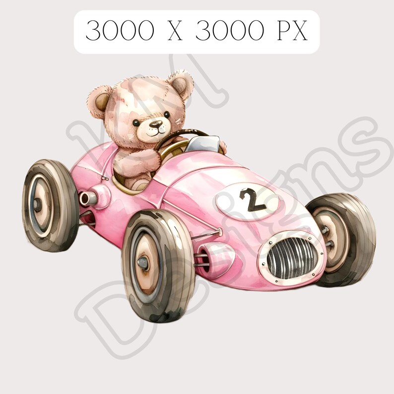 Girl Racer Clipart Pack: High-quality PNG Images for Invitations ...