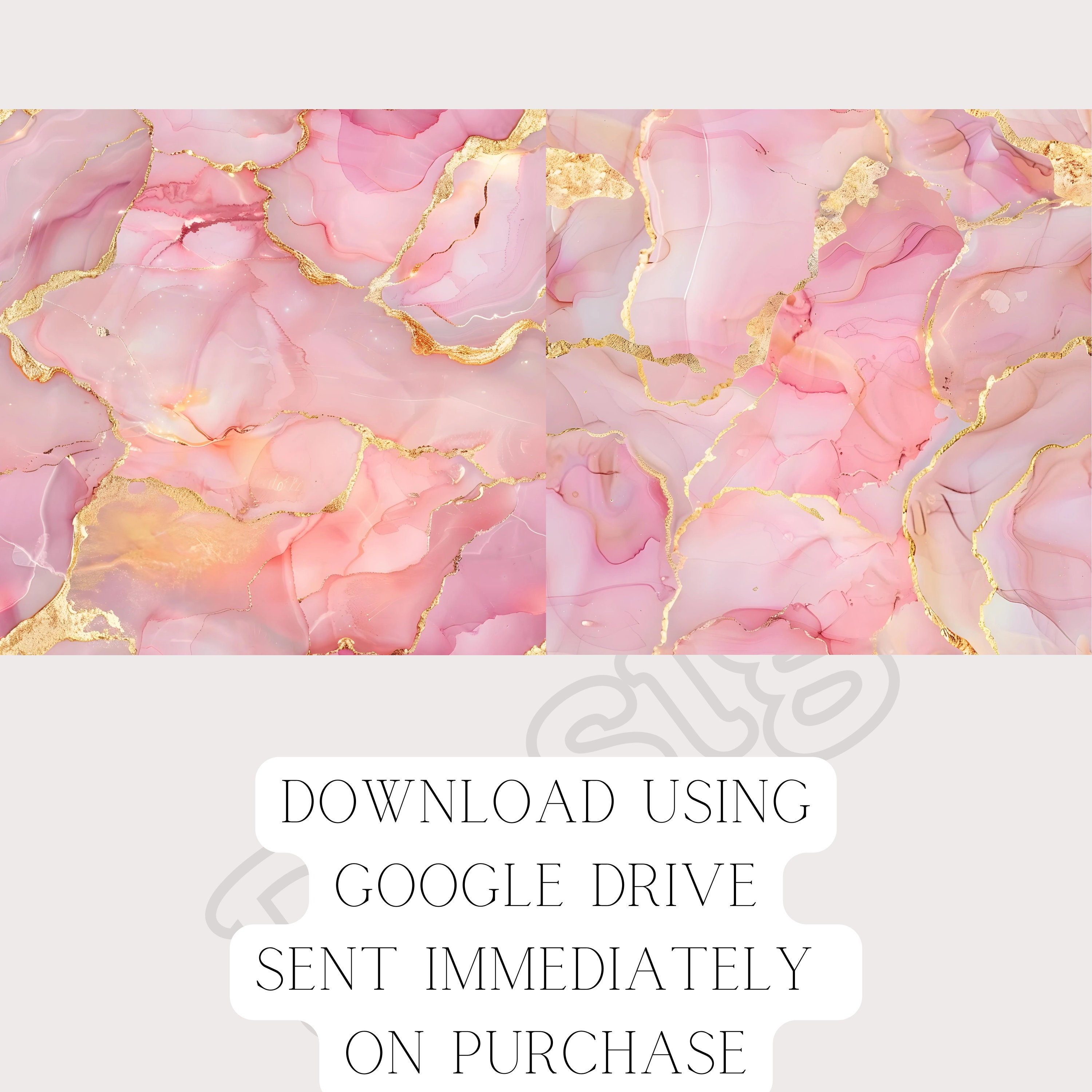 Pink and Gold Alcohol Ink Seamless Digital Patterns - Etsy