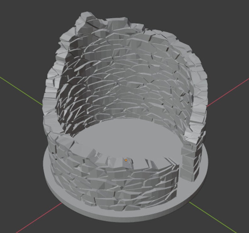 Broch STL for 3D Printing, Model Railways, War Gaming Ect. Iron Age ...