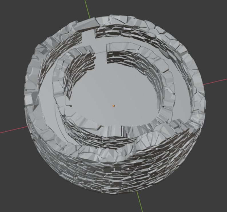 Broch STL for 3D Printing, Model Railways, War Gaming Ect. Iron Age ...