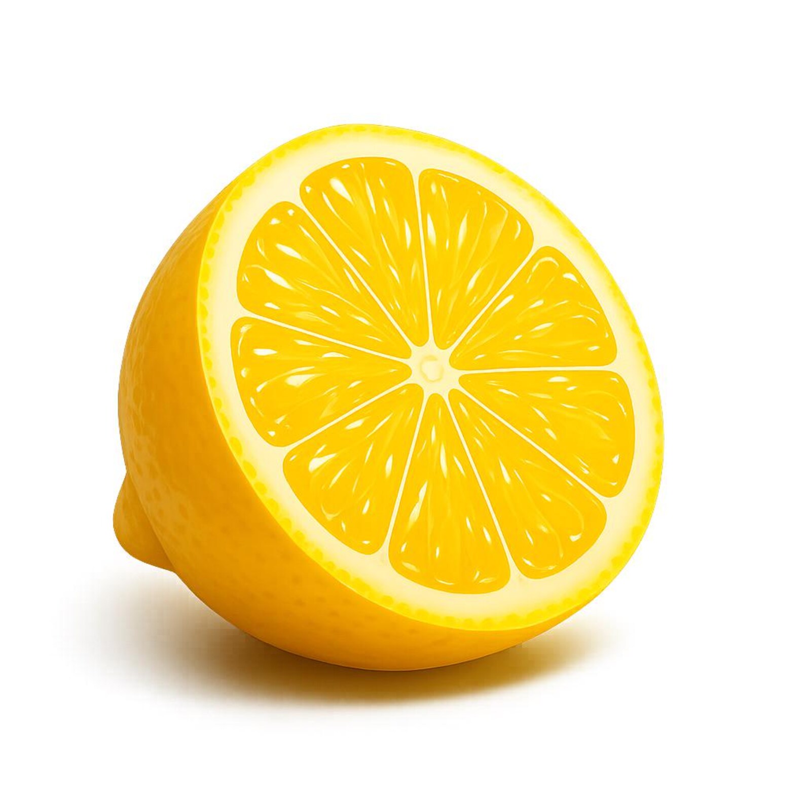 Watercolor Lemon Slice Clipart: Vibrant Lemon 10 PNG Bundle (digital ...