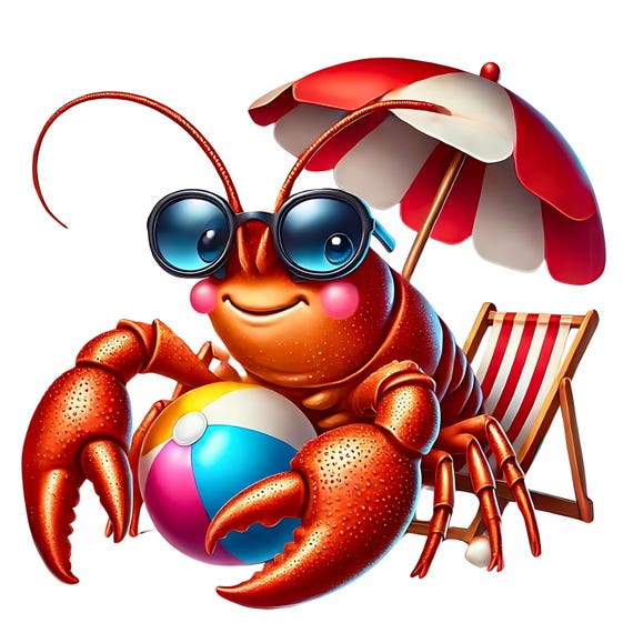 Crawfish Cartoon Art