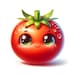 Cute Tomato Clipart Bundle – Adorable Vegetable Art (digital Download ...