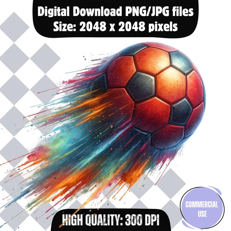 Soccer Ball Clipart – Sports 13 PNG/JPG Bundle (digital Download) - Etsy UK