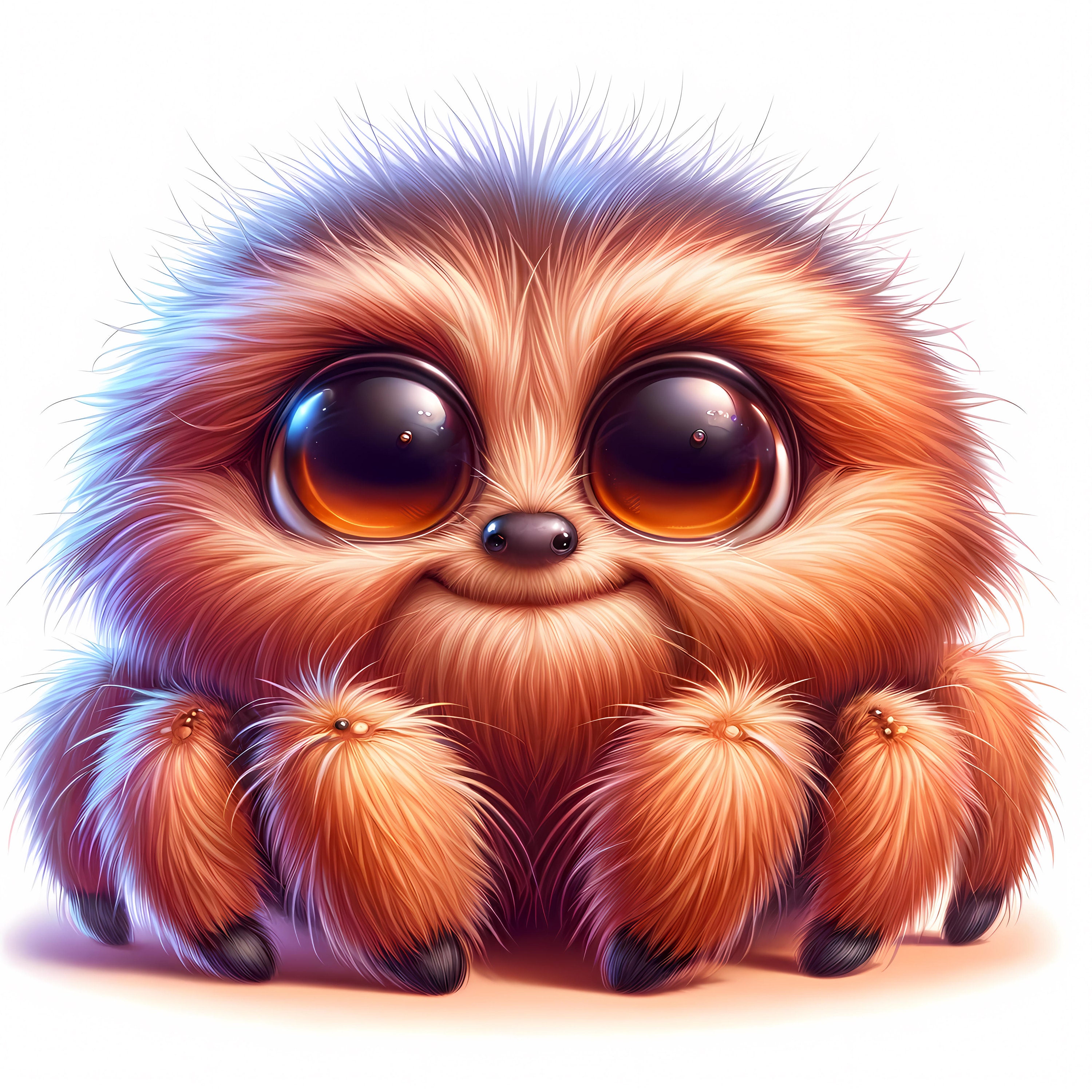 Cute Cartoon Spider Drawing