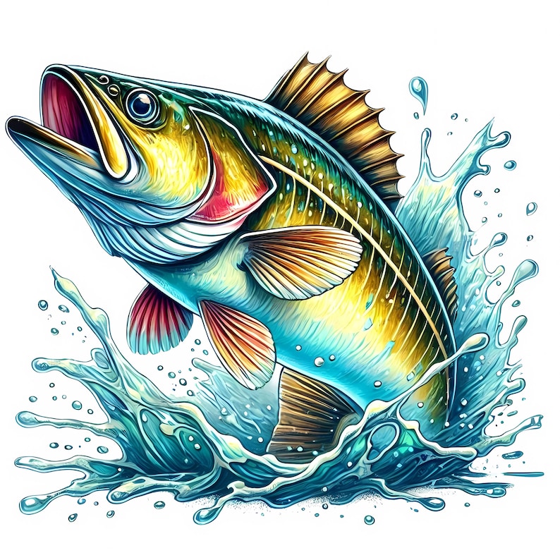 Elegant Cod Fish Clipart Bundle | Marine, Aquatic Art (digital Download ...