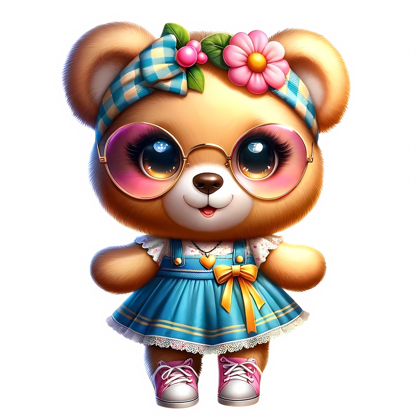 Teddy Bear Girl Clipart 10 High-quality Jpgs Charming Teddy Bear Girl ...