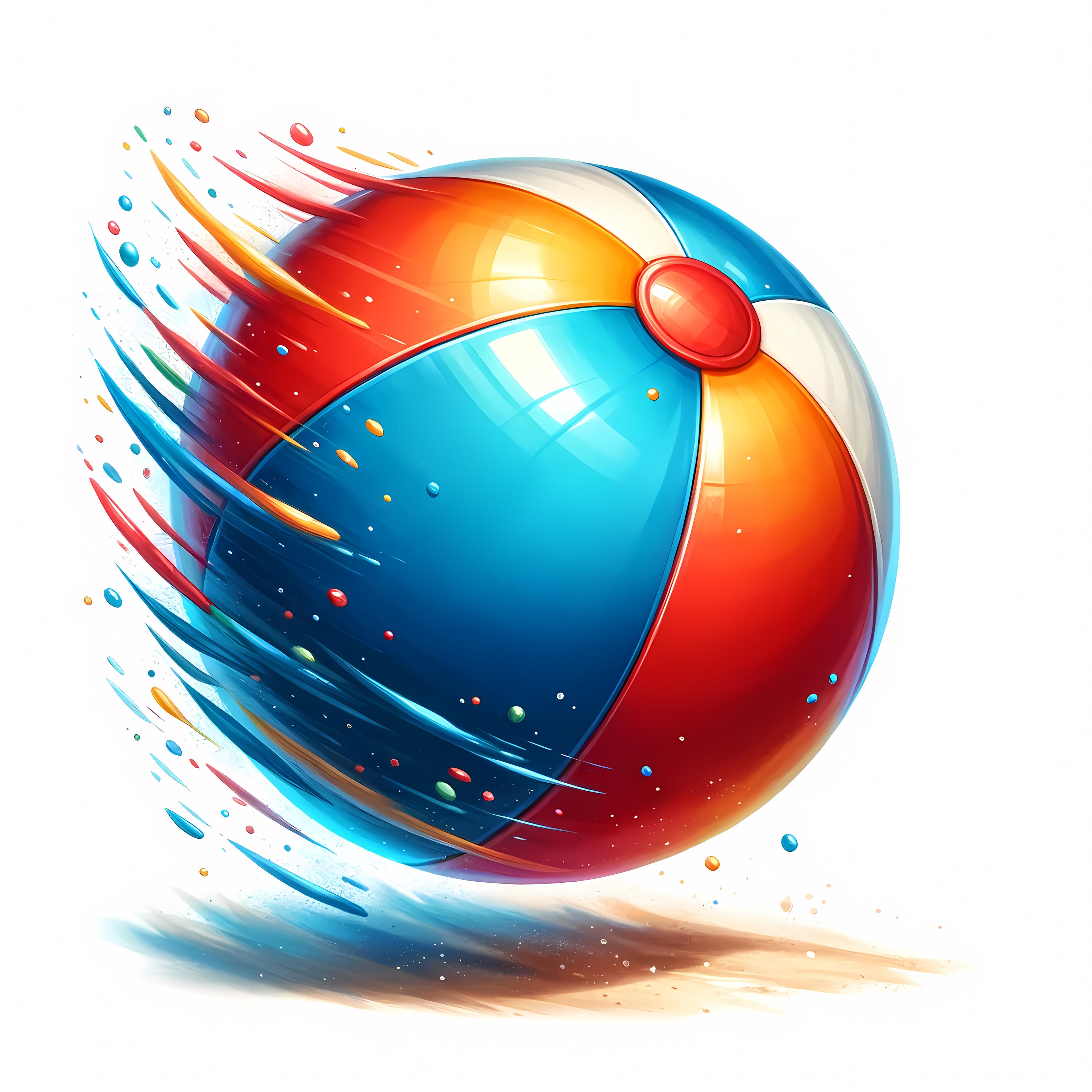 Beach Ball Clipart 12 High-quality Jpgs Summer Beach Ball Clipart ...