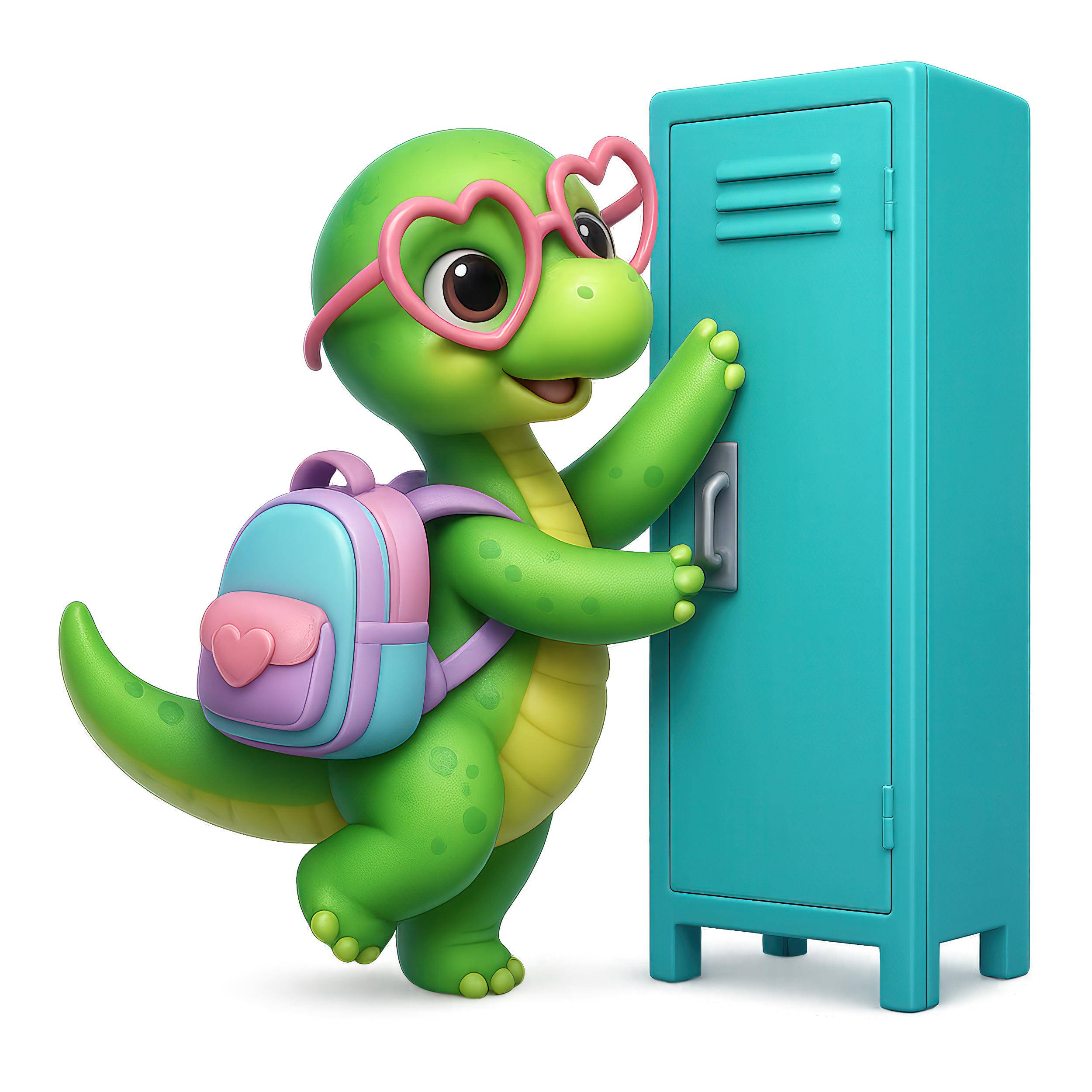 Student Dinosaur Clipart: Back to School PNG (digital Download) Set of ...