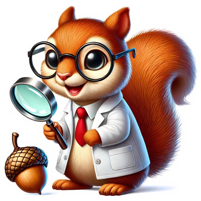 Cute Squirrel Clipart Bundle | High-quality Jpgs (digital Download) - Etsy