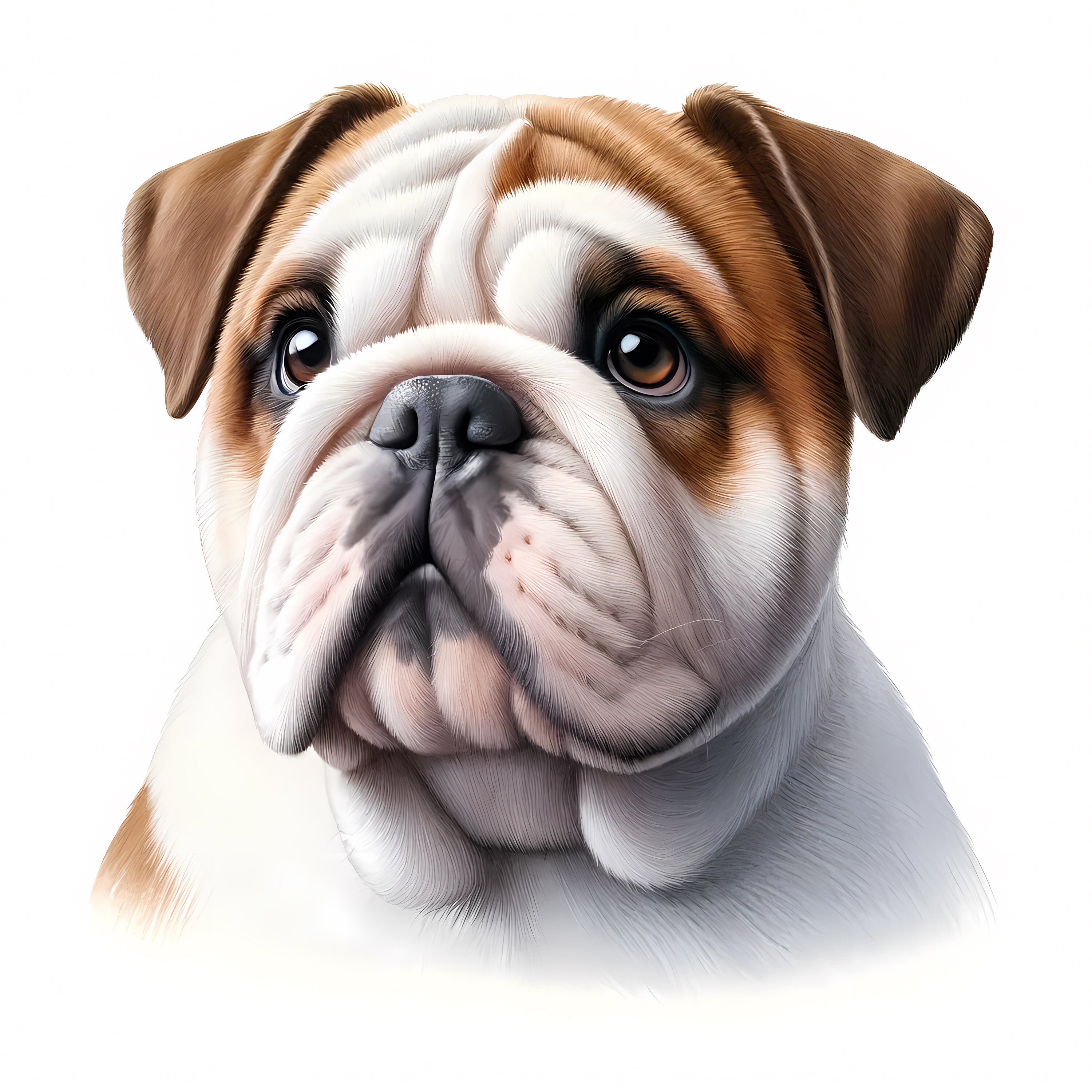 British Bulldog Clipart 10 High-quality Jpgs Cute Bulldog Clipart ...