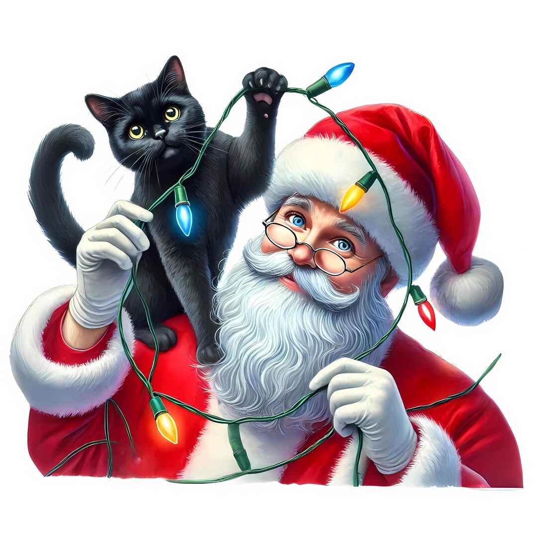 Santa Clipart 15 High-quality Jpgs Festive Santa Christmas Clipart ...