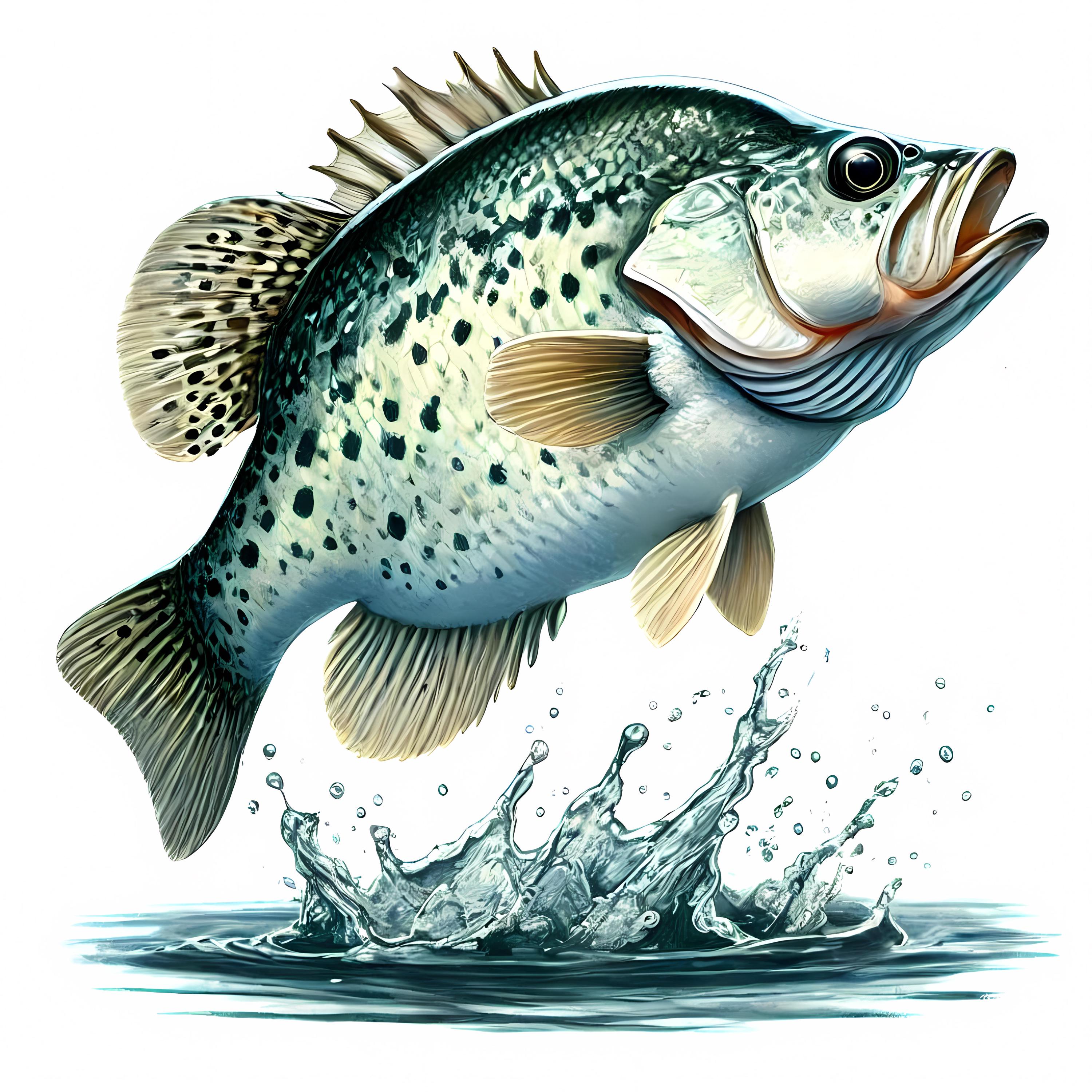 Crappie Fish Clipart 12 High-quality Jpgs Stunning Crappie Fish Clipart ...