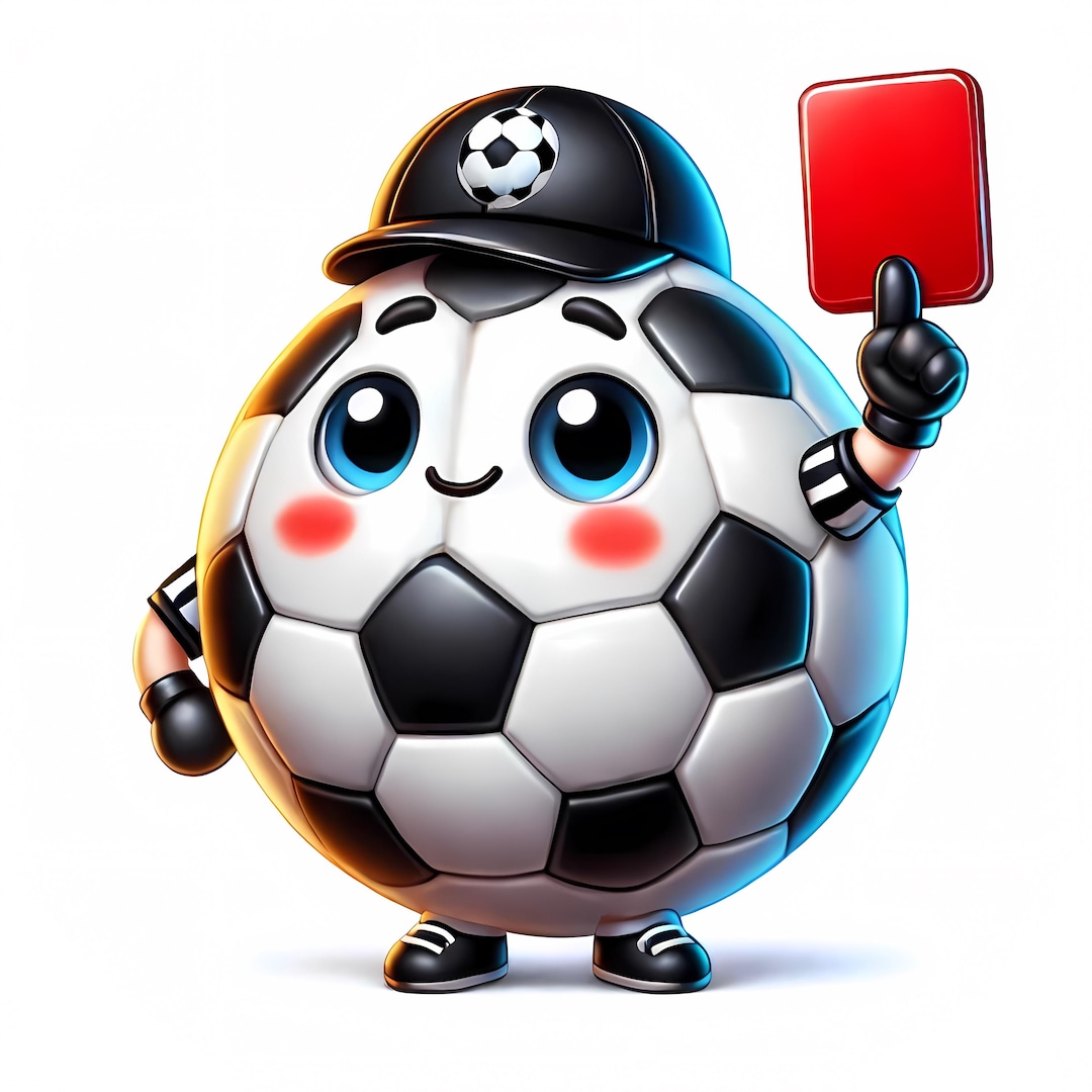 Cute Soccer Ball Clipart Bundle | Sports Art Printables (commercial Use ...