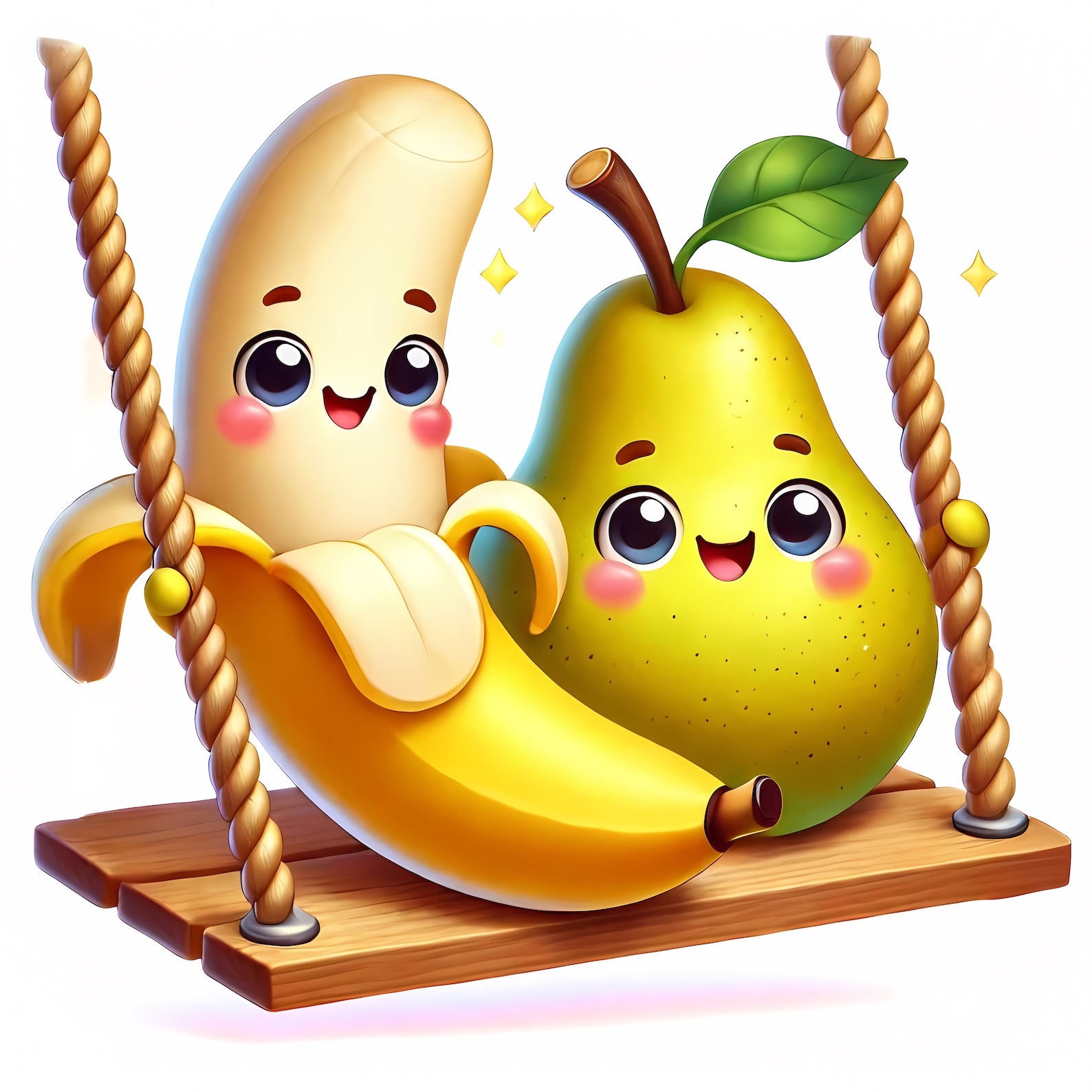 Cute Banana Clipart Bundle | High-quality Jpgs, Nursery Art (commercial ...
