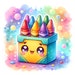 Crayon Box Clipart | Colorful Crayon for Kids Art (digital Download ...