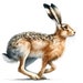 Hare Clipart Bundle | High-quality Jpgs, Wildlife Art (commercial Use ...