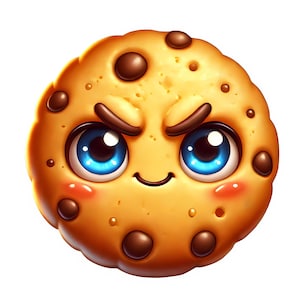 Cute Cookie Clipart | Baking & Dessert Art (digital Download) - Etsy