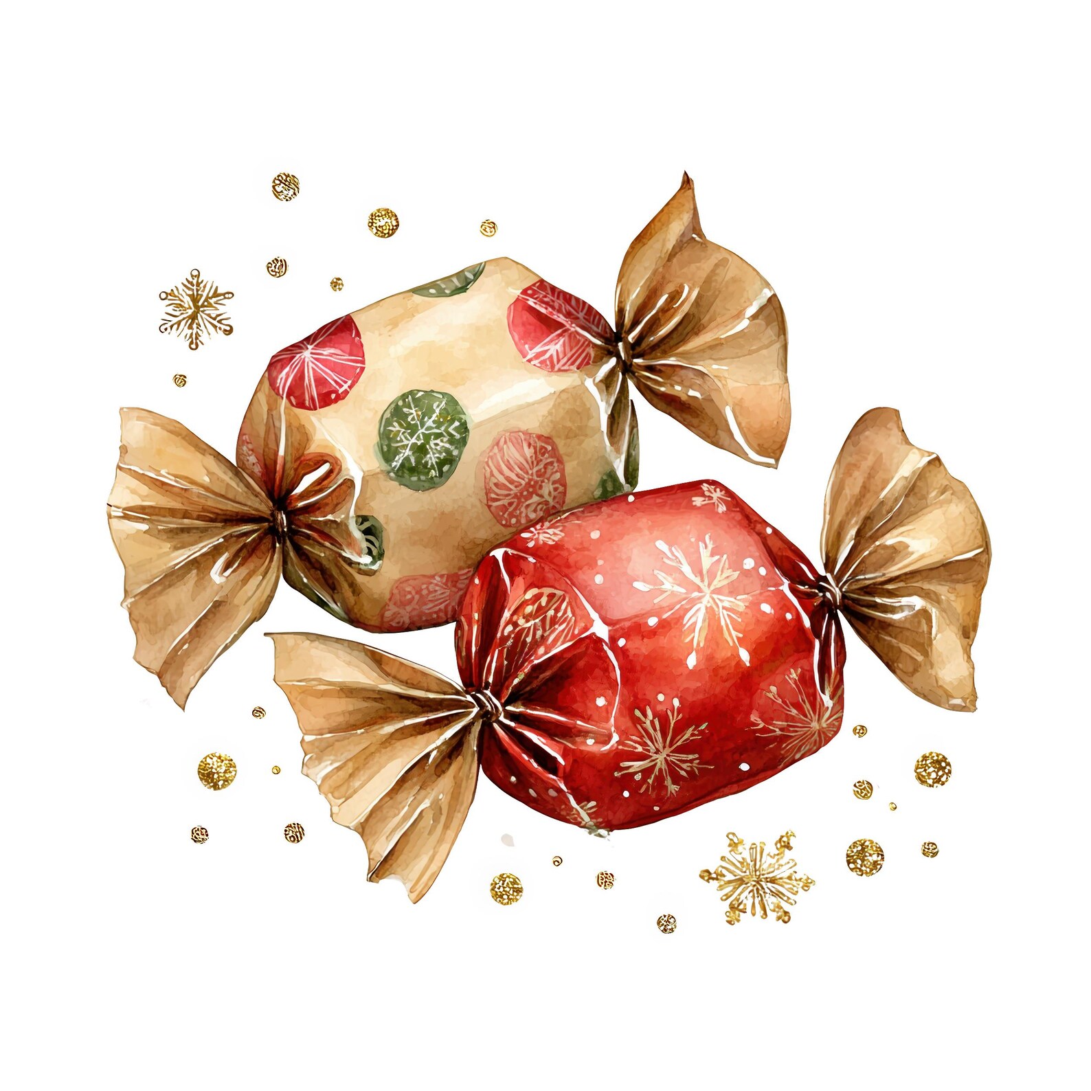 Christmas Candies Clipart | Festive Holiday Treat Graphics | Digital ...