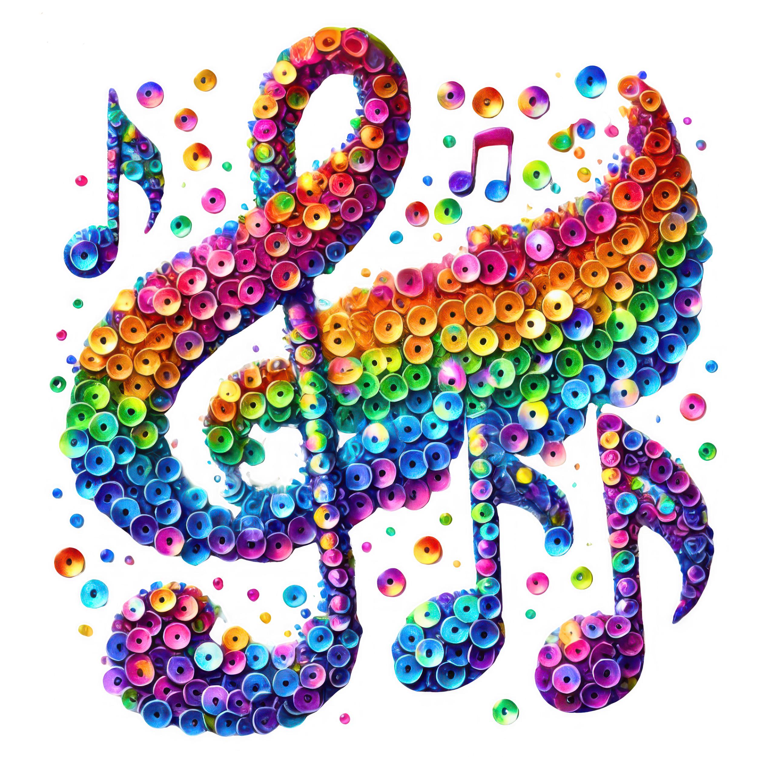 Glitter Sequin Music Note Clipart | 12 PNG Bundle (digital Download) - Etsy