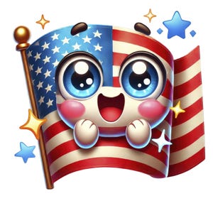 American Flag Clipart Bundle, Patriotic PNG (digital Download - Etsy