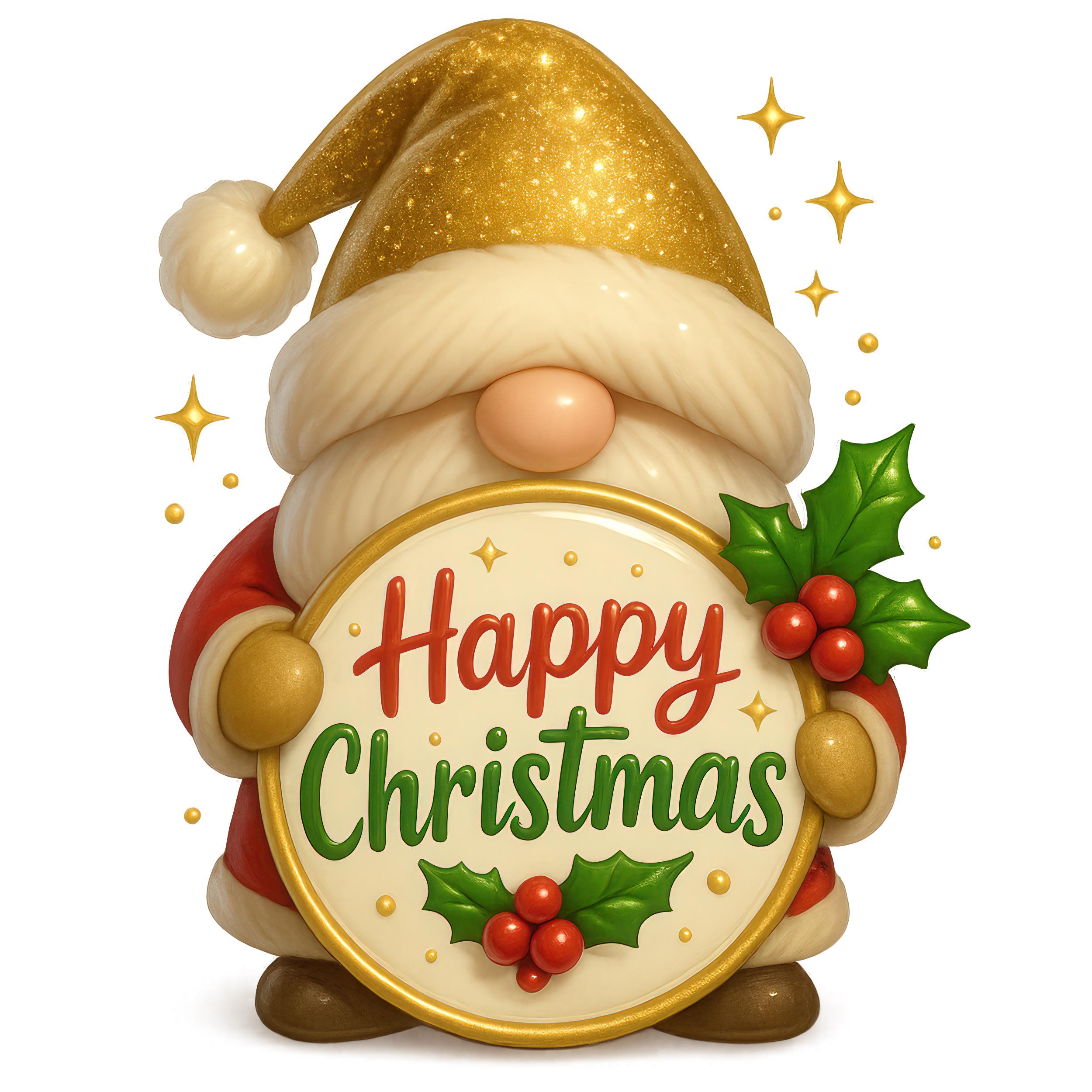 12 Christmas Gnome Clipart Bundle: Holiday PNG Graphics (digital ...