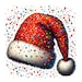 Festive Santa Hat Clipart Bundle: Holiday Art (commercial Use) (12 Jpgs ...