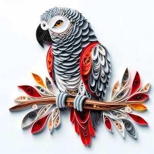 Quilling Birds Clipart: Colorful Papercraft Designs (digital Download ...