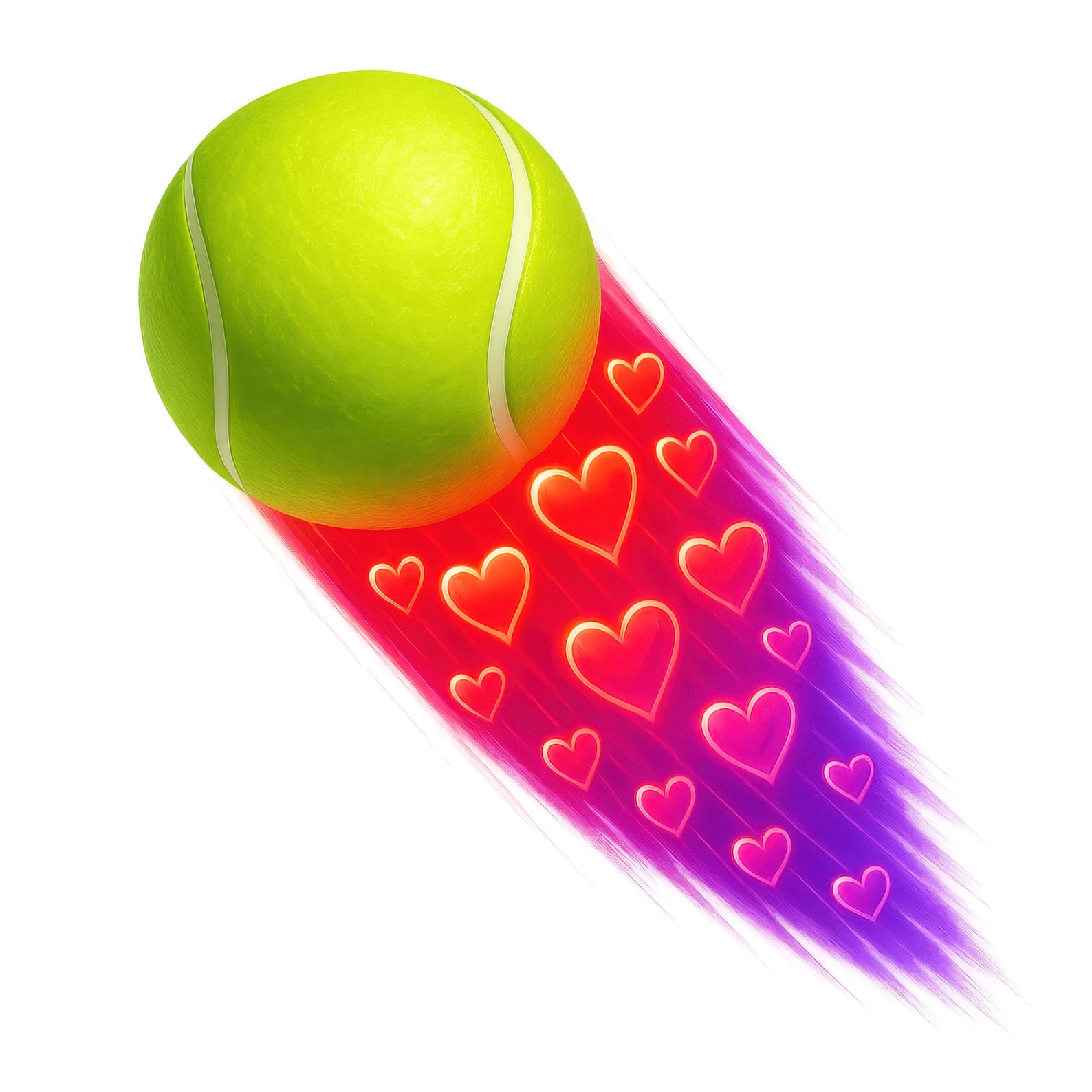 Neon Tennis Ball Clipart, Vibrant Sport Graphics (digital Download) 15 ...