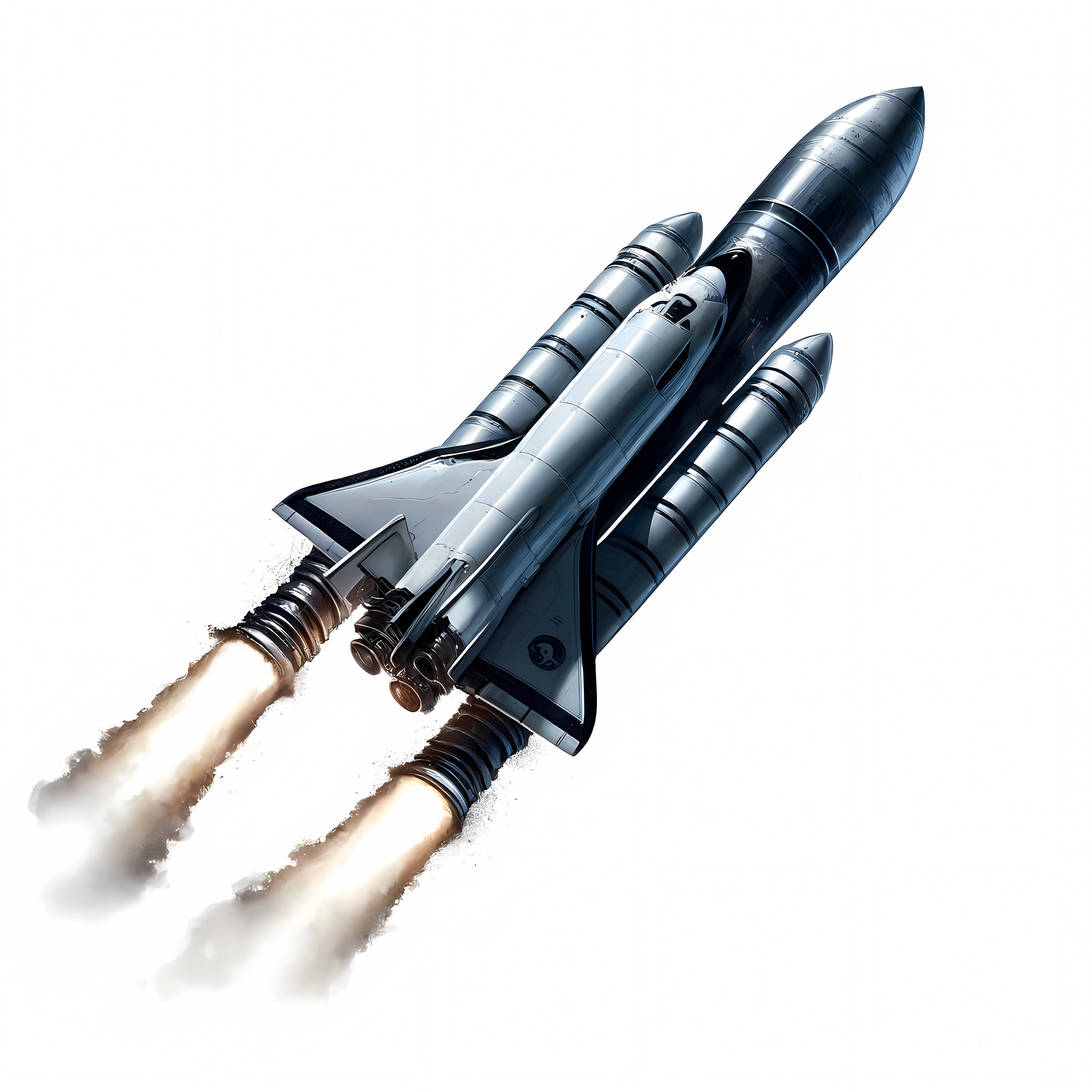 Rocket Launch Clipart | High-quality Jpgs for Commercial Use (digital ...
