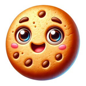 Cute Cookie Clipart | 12 High-quality Jpgs | Adorable Cookie Clipart ...