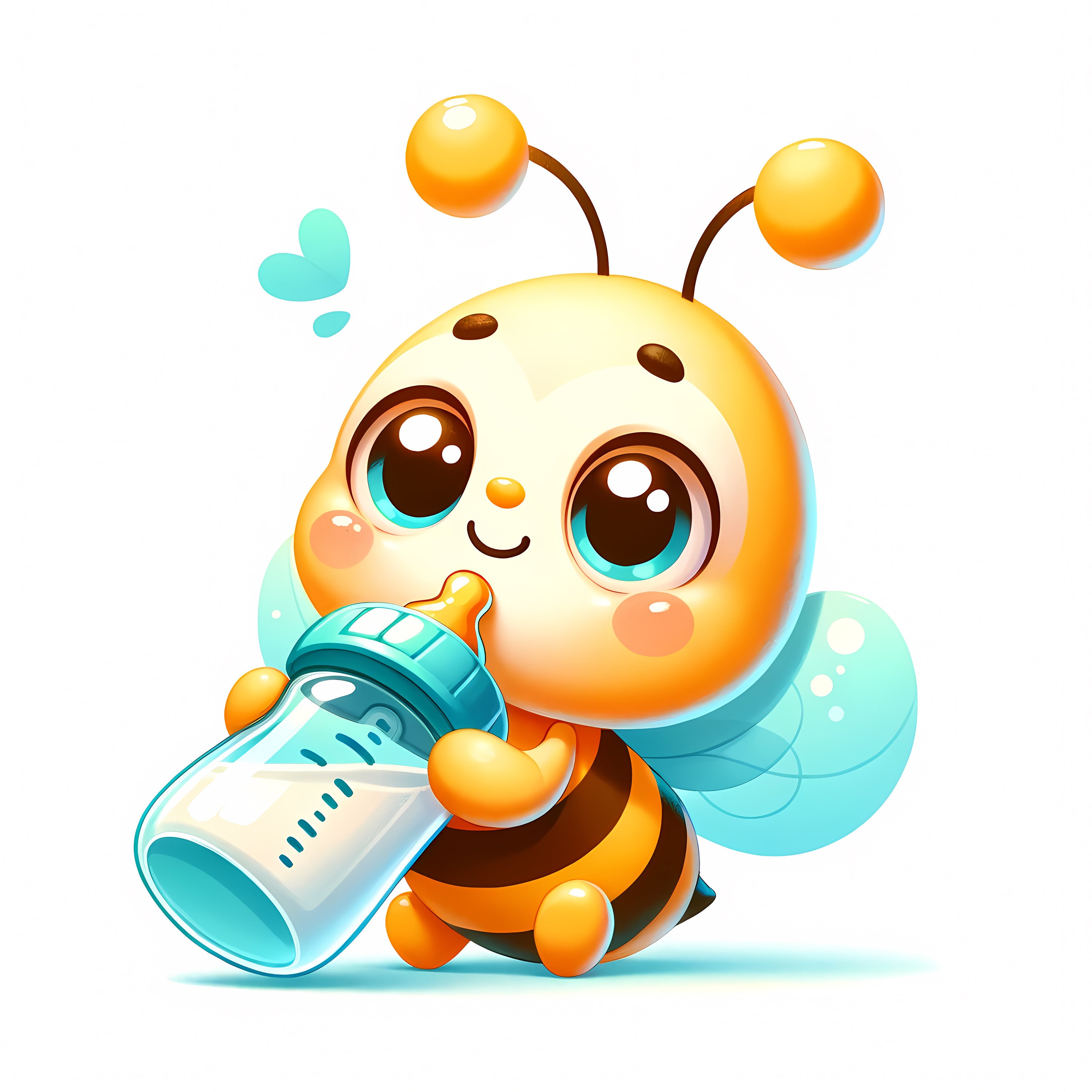 Cute Baby Bee Clipart | Nursery Art Jpgs (digital Download) - Etsy
