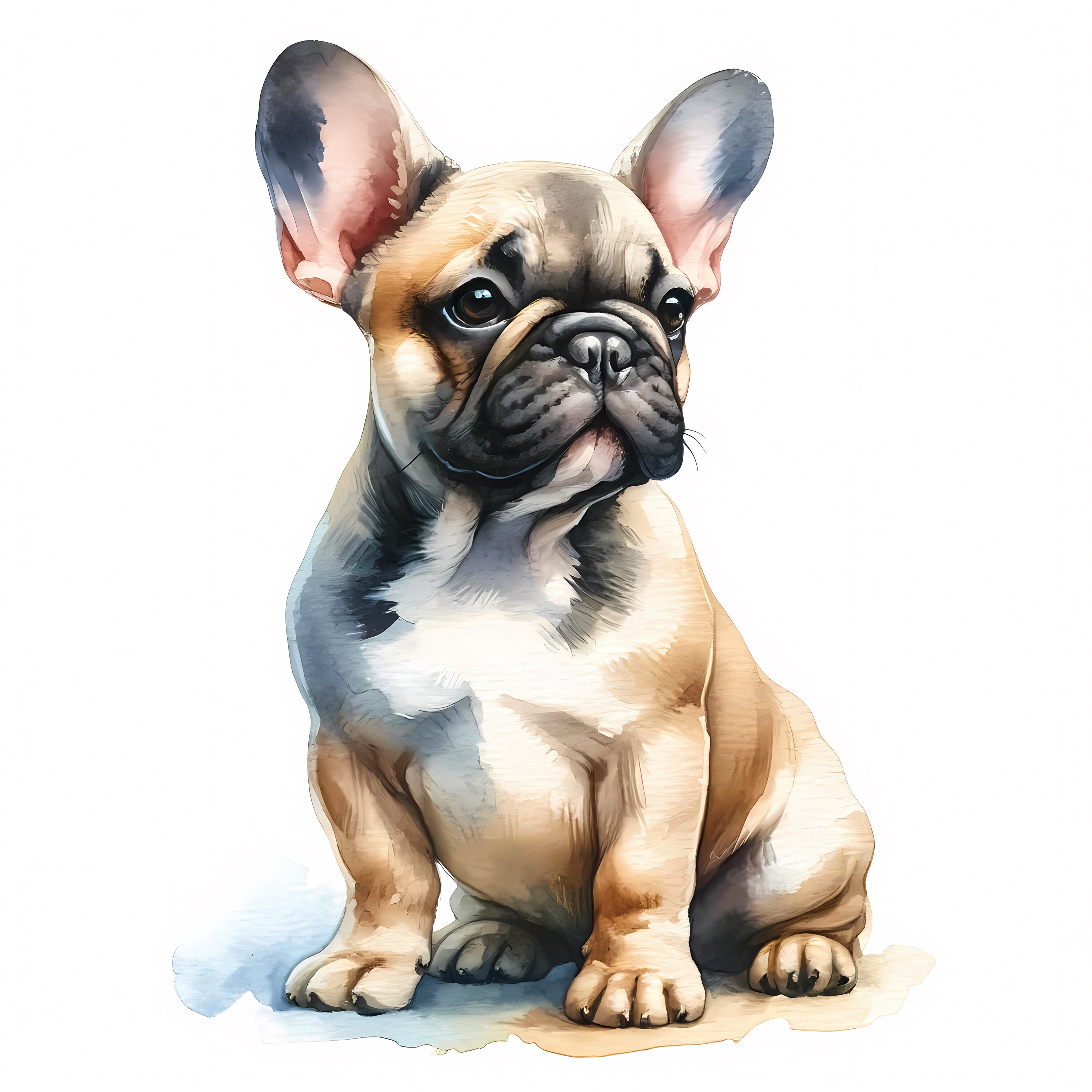 French Bulldog Clipart 10 High Quality Jpgs Digital Download Card ...