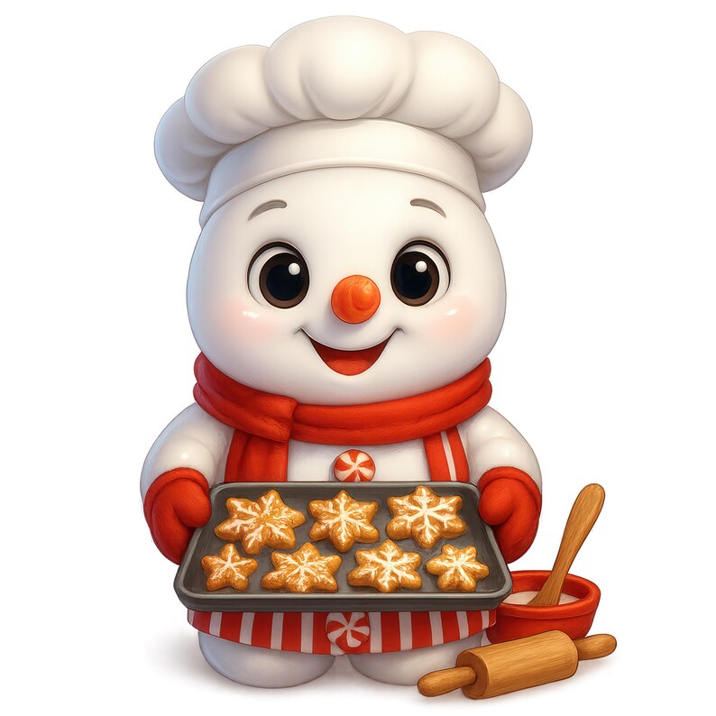 15 Cute Snowman Clipart Bundle, Winter Snowman Pngs, Christmas Snowman ...