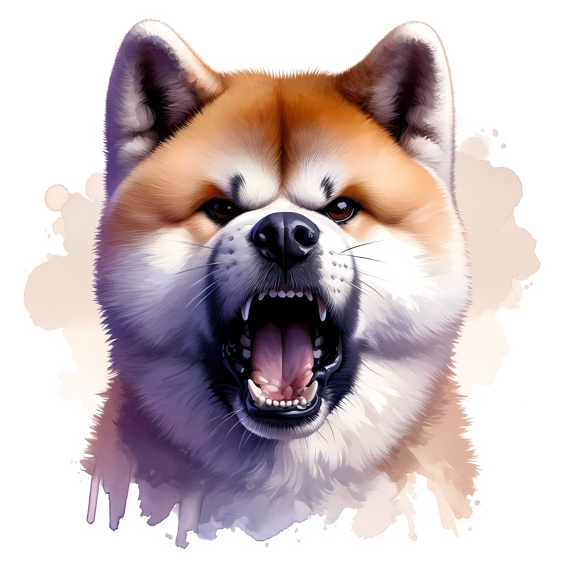 Angry Dog Clipart 12 High-quality Jpgs Aggressive Dog Clipart Bundle ...