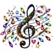 12 Festive Music Note Clipart: Holiday Musical Art PNG (digital ...