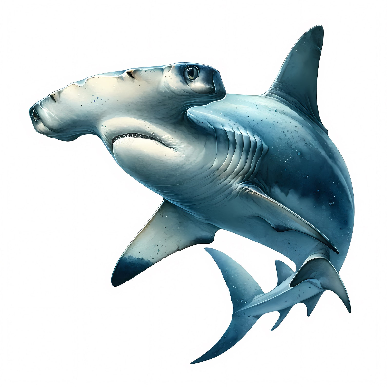 Hammerhead Shark Clipart Bundle 10 High-quality Jpgs Marine ...