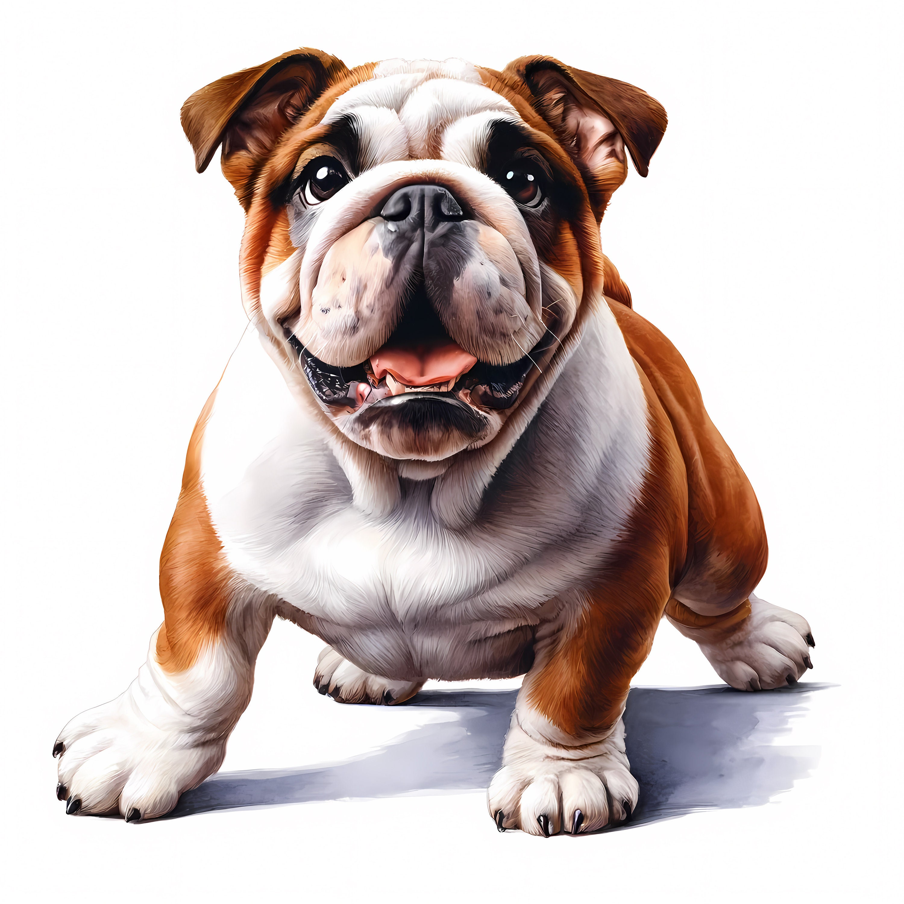 British Bulldog Clipart 10 High-quality Jpgs Cute Bulldog Clipart ...