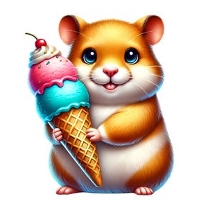 Cute Hamster Clipart Bundle | Pet Animal Art (digital Download) - Etsy