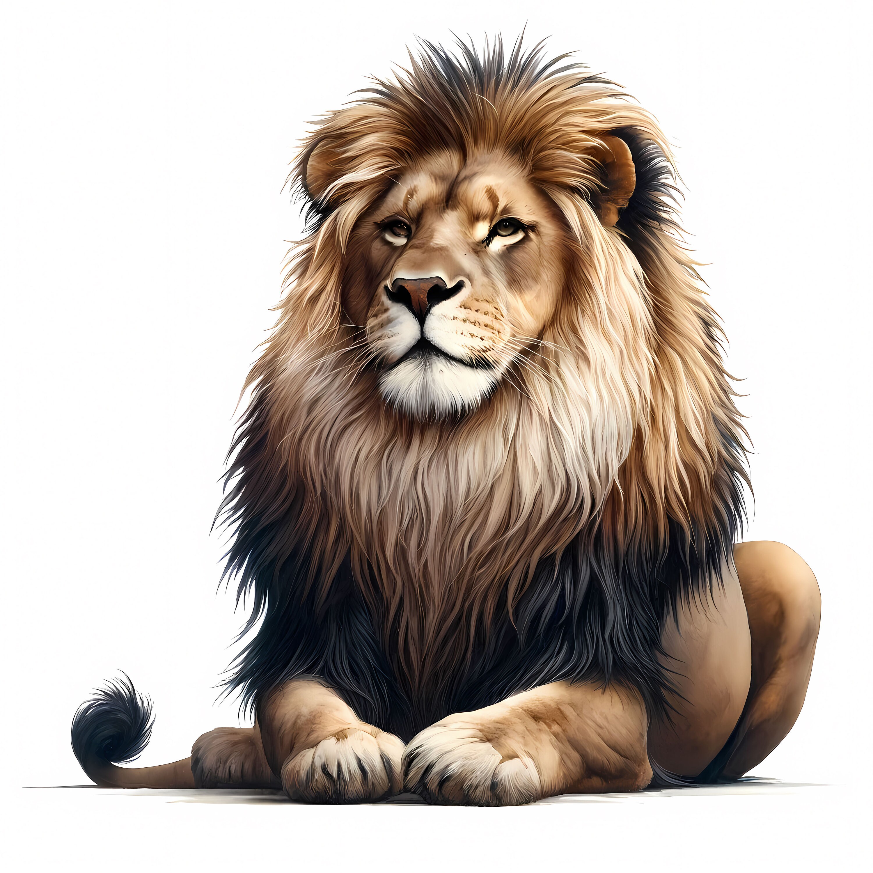 Majestic Lion Clipart Bundle | Wildlife (digital Download) Set of 12 ...