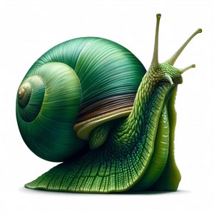 Snail Clipart Bundle - 12 High-quality Jpgs - Vivid Snail Clipart ...