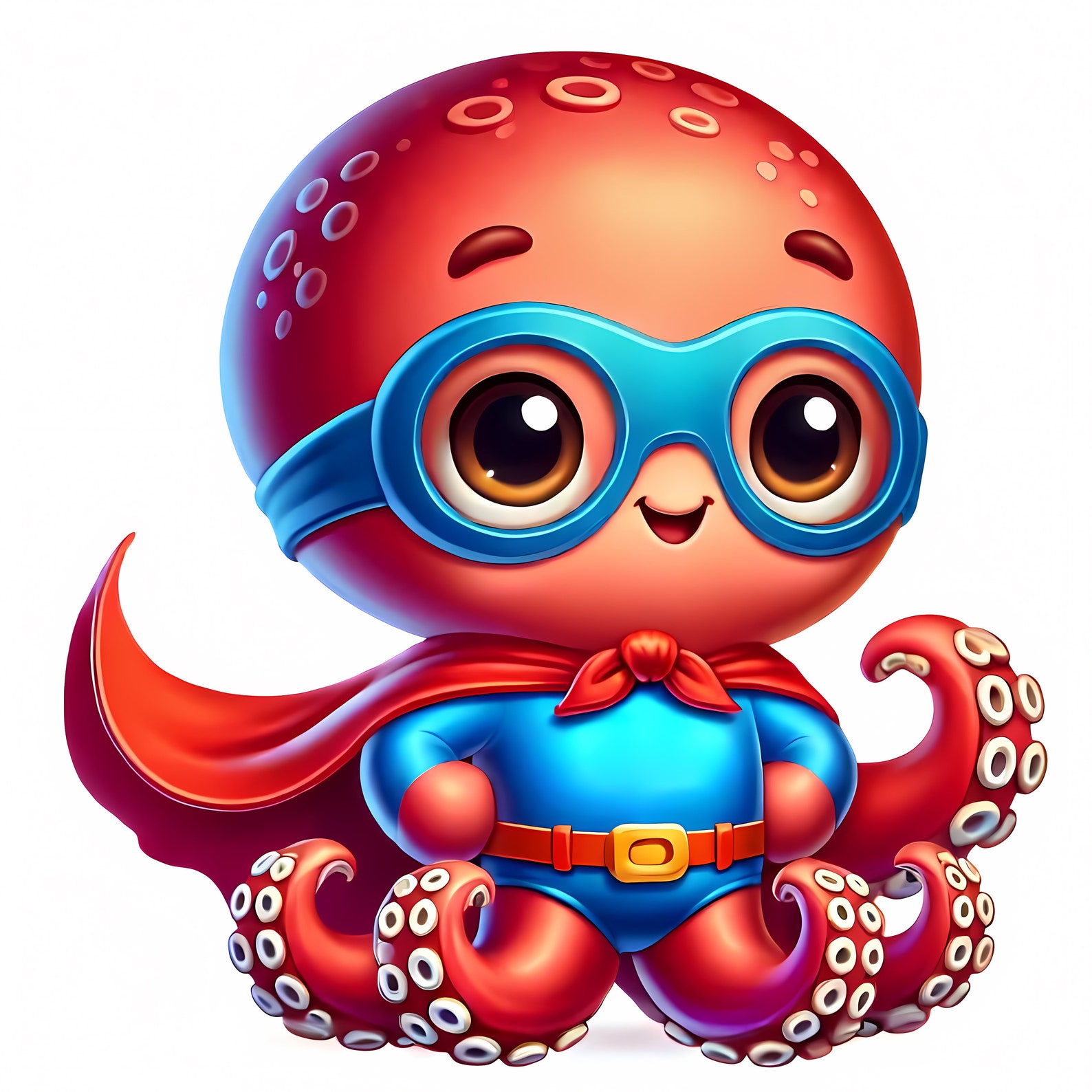 Cute Octopus Clipart 10 High-quality Jpgs Adorable Cute Octopus Clipart ...