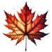 Maple Leaf Clipart: Fall Autumn Art (digital Download, Commercial Use ...