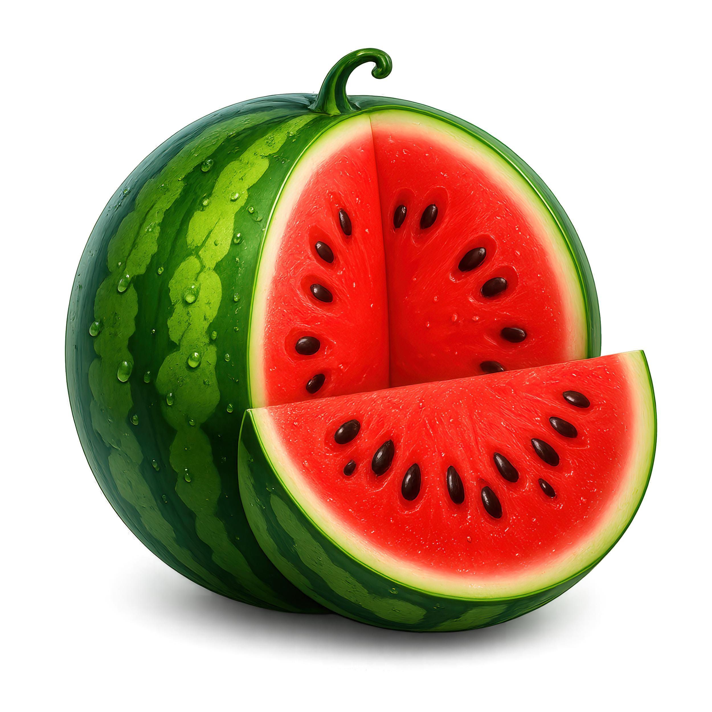 Watermelon Clipart Bundle: Summer Fruit PNG Graphics (digital Download ...