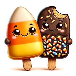 Cute Ice Cream Clipart | 12 High-quality Jpgs | Adorable Ice Cream ...