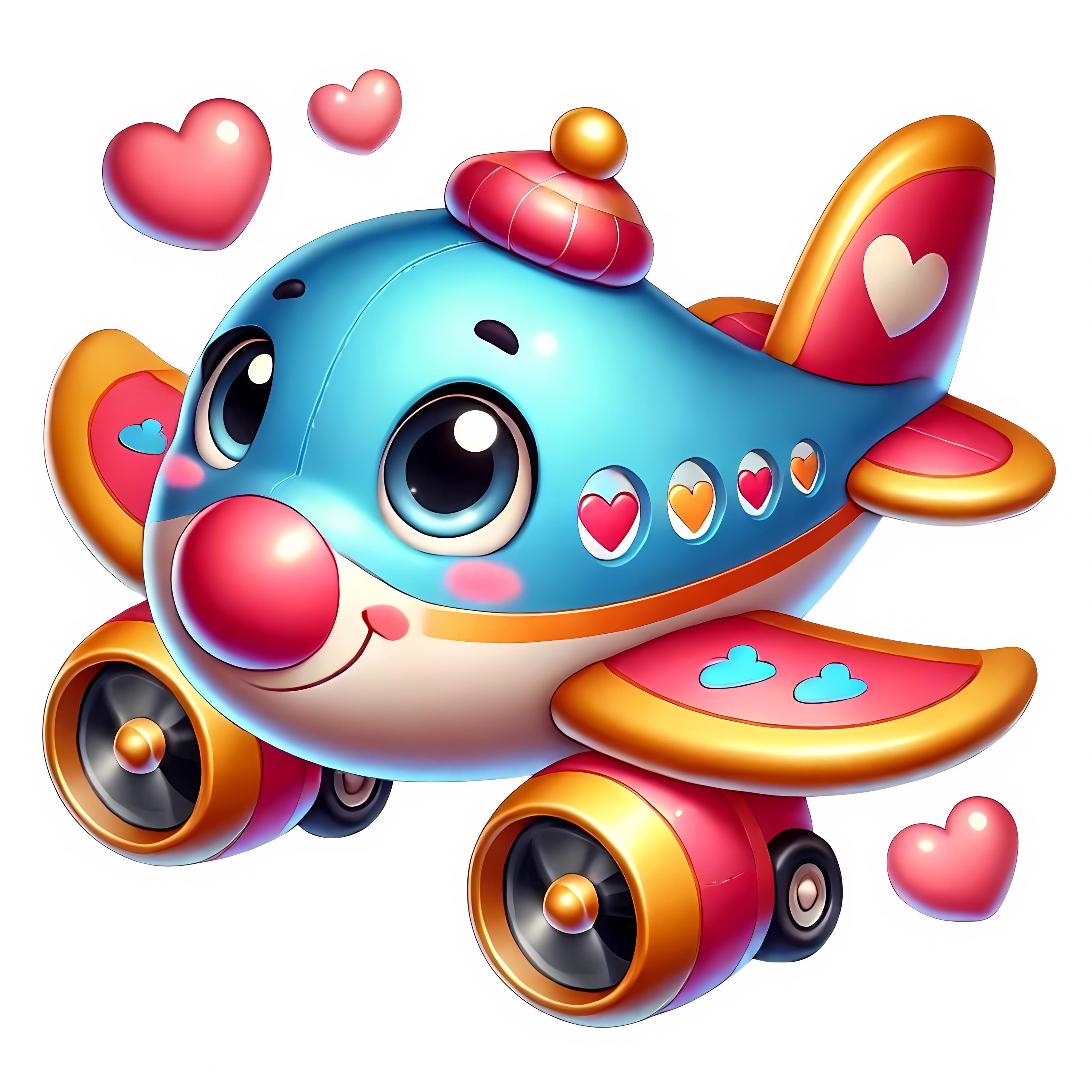Cute Airplane Clipart Bundle | Aviation Art Printables (commercial Use ...