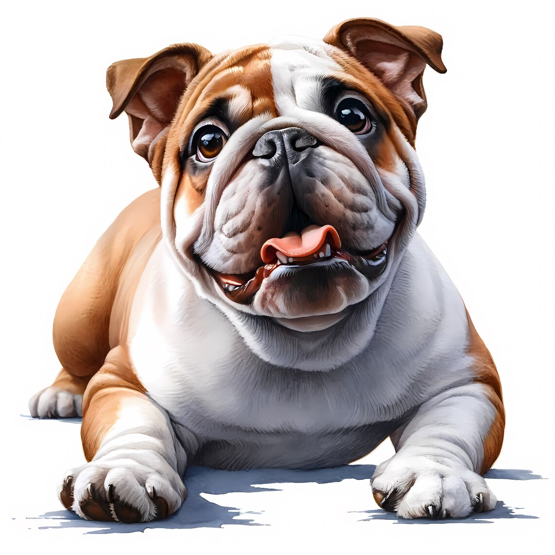 British Bulldog Clipart 10 High-quality Jpgs Cute Bulldog Clipart ...