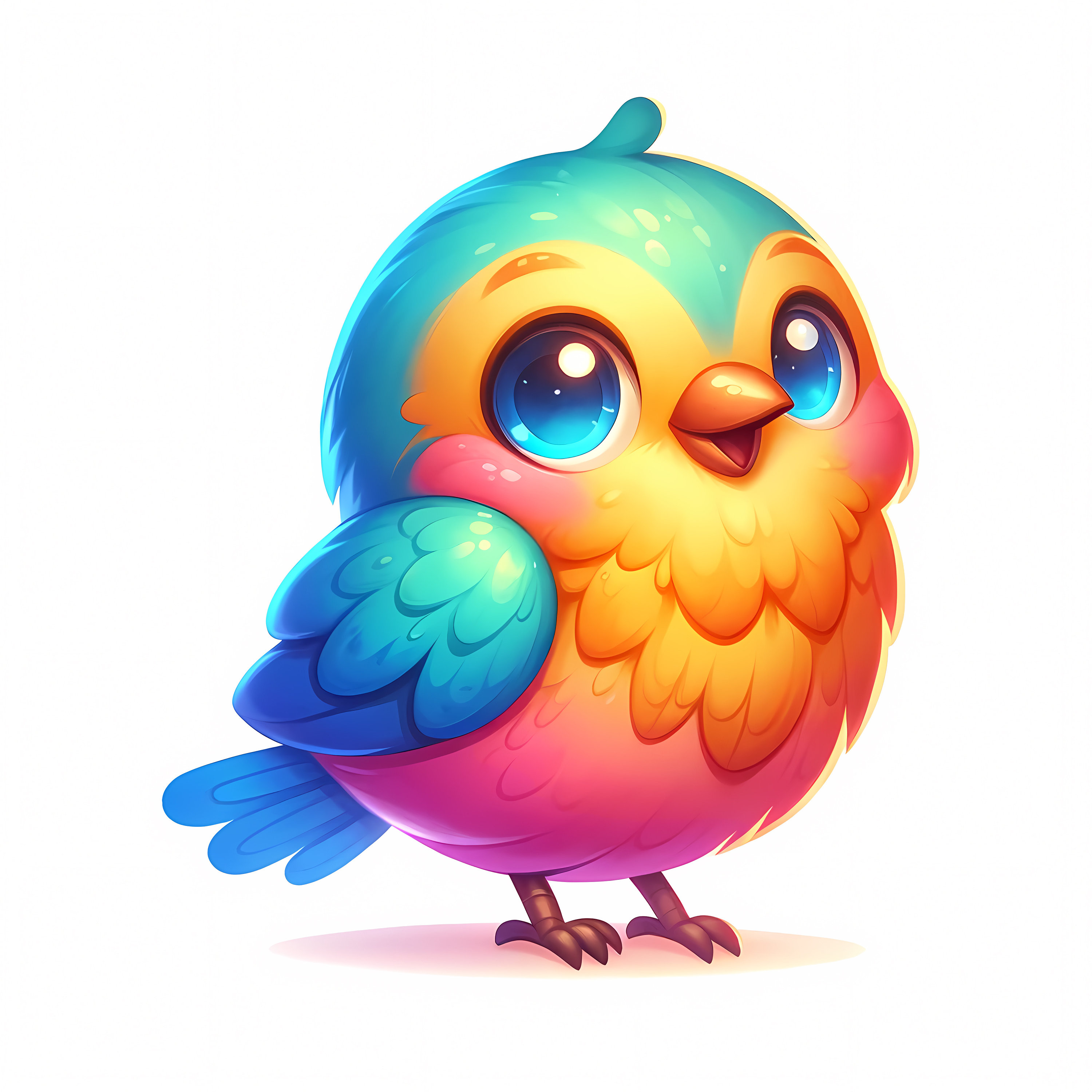 Cute Birds Clipart 10 High-quality Jpgs Adorable Birds Clipart Bundle ...